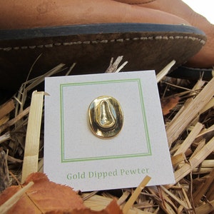 Gold Cowboy Hat Lapel Pin-cc451g- Cowboy, Rodeo, Cowgirl, Western Pins ...