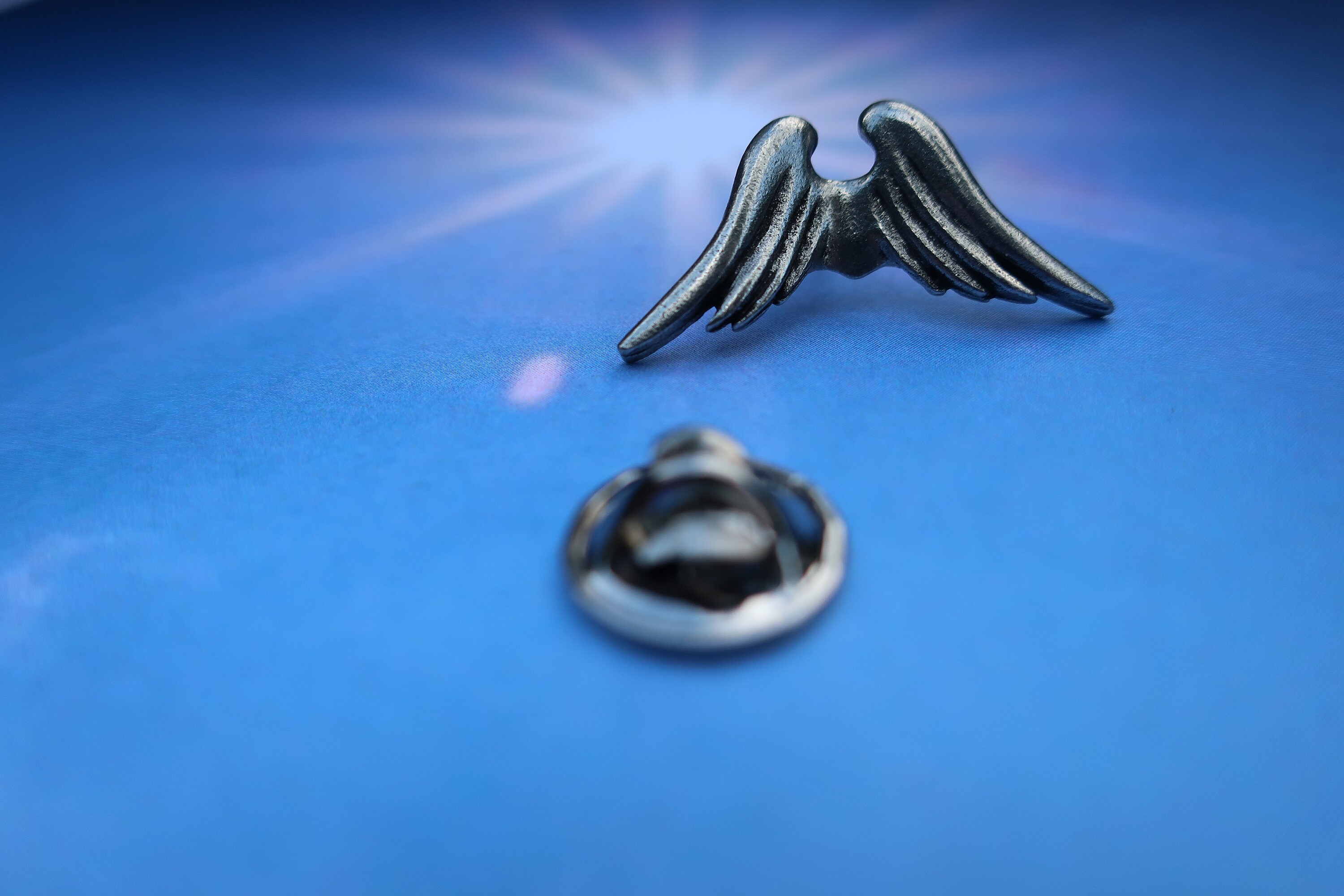 Angel Wings Lapel Pin CC487 Angels Symbolizing Protection | Etsy