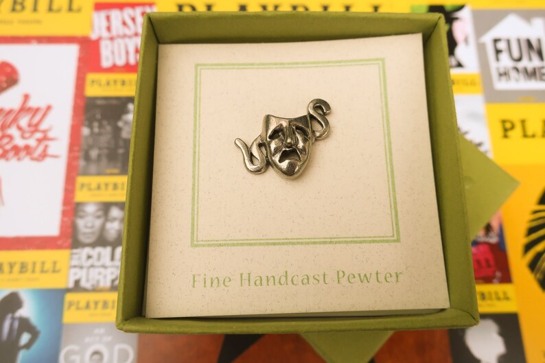 Tragedy Lapel Pin CC356 Theatre Drama and Acting Pins - Etsy