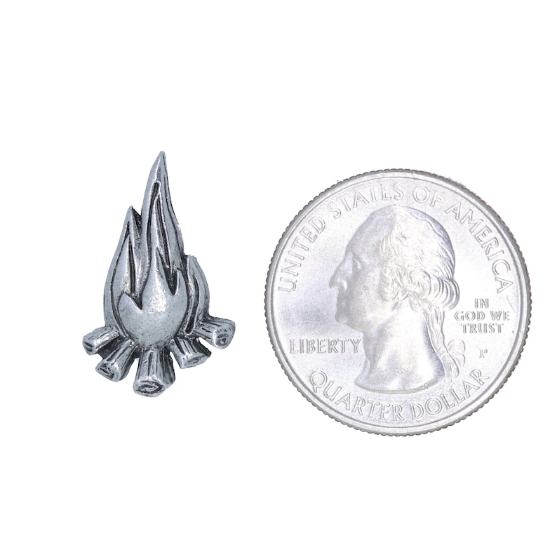 Campfire Lapel Pin- CC520- Fire, Adventure, Scout, and Camping Pins - Etsy