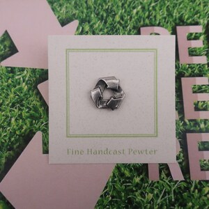 Recycle Pewter Lapel Pin- CC644- Recycle, Environment, 3 R's, Reduce ...