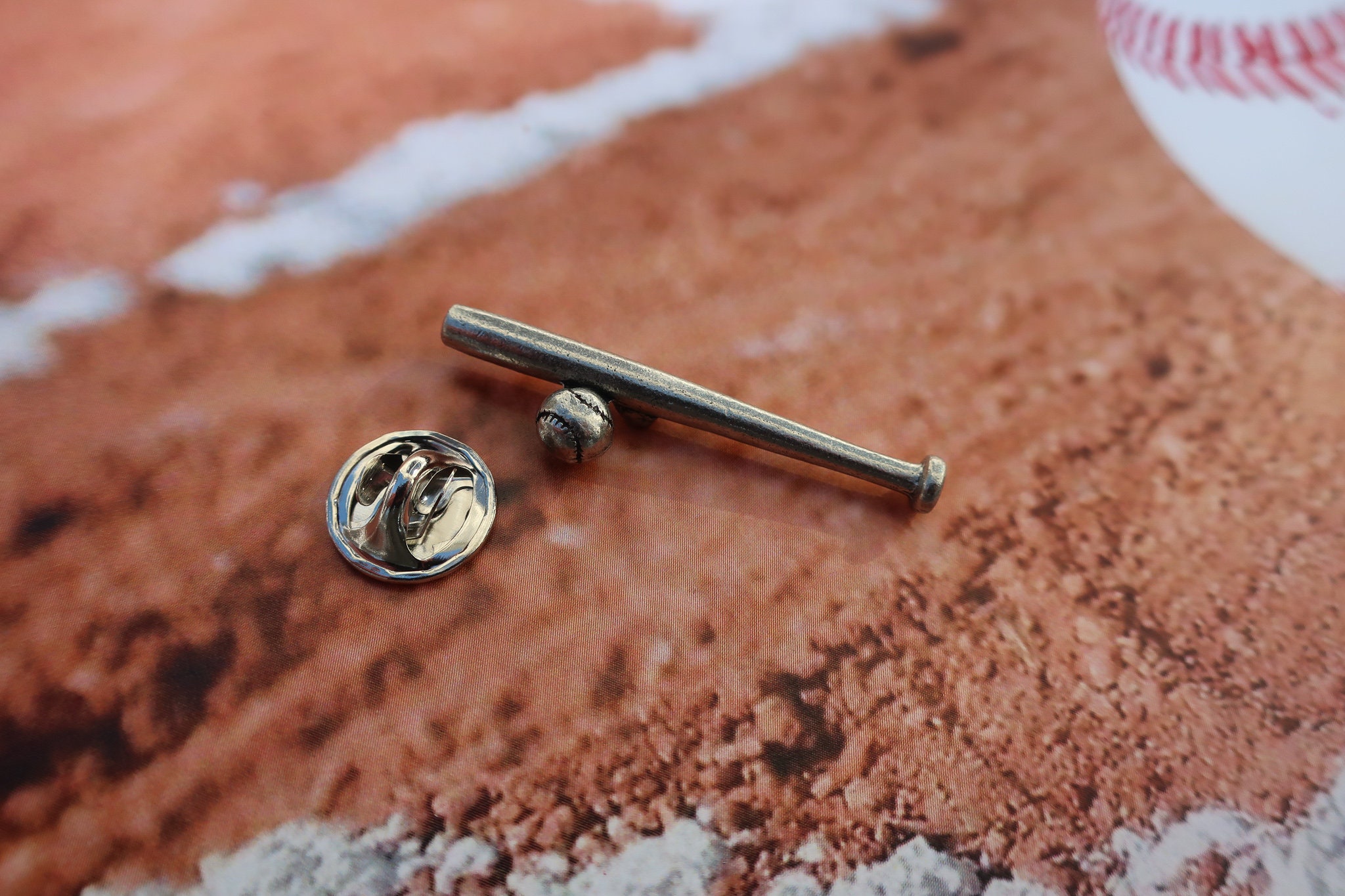 Baseball and Bat Lapel Pin CC162 Baseball Bball T-ball - Etsy