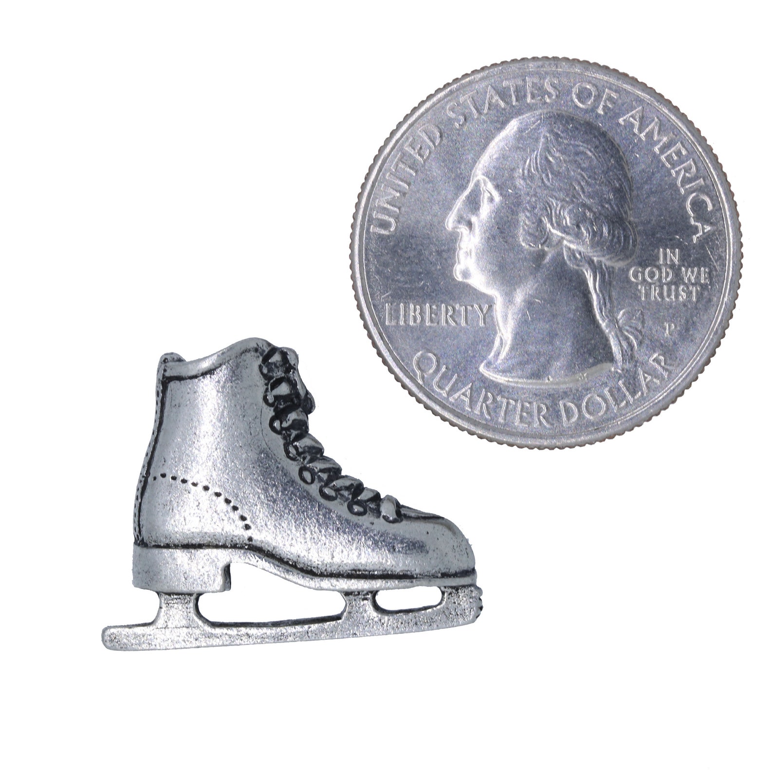 Figure Skate Lapel Pin - CC218- Figure Skating, Skating, Winter, Ice ...