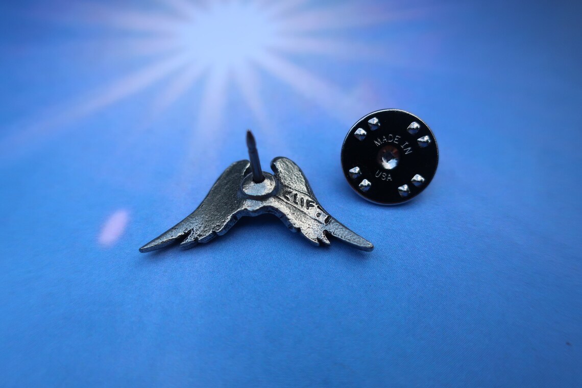 Angel Wings Lapel Pin CC487 Angels Symbolizing Protection | Etsy