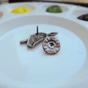 Artist Hand Lapel Pin - CC559- Art, Artist, Painting, and Art Teacher ...