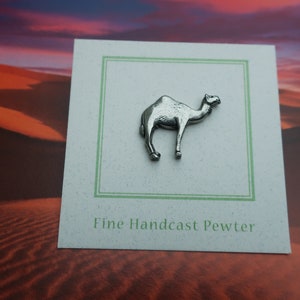 Camel Lapel Pin- CC593 - Pewter Animal Lapel Pins - Etsy