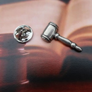 Gavel Lapel Pin - CC553- Gavel, Mallet, Ceremonial Mallet, Chair ...