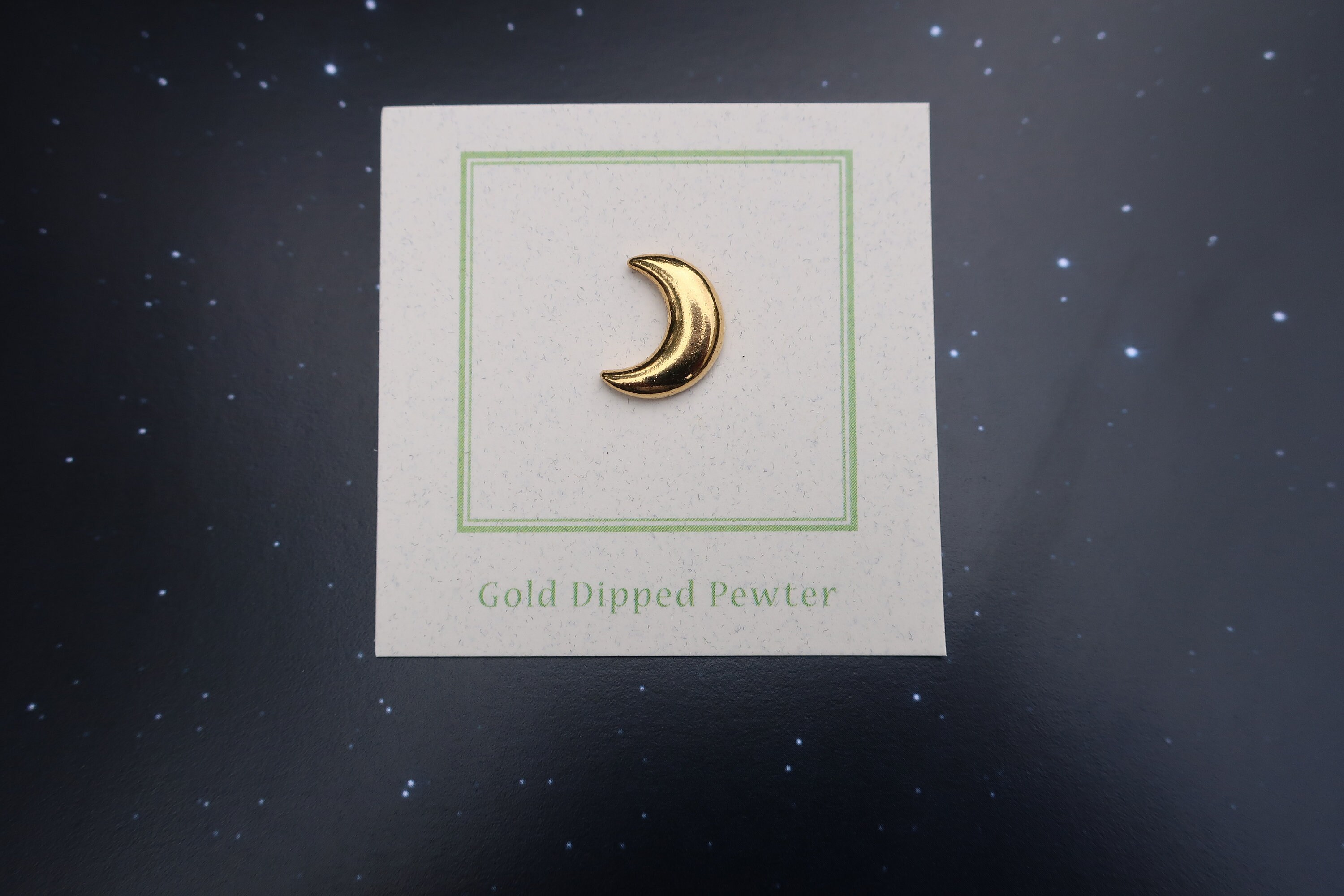 Gold Crescent Moon Lapel Pin CC457G Crescent Moon Moon | Etsy