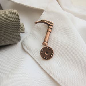 Copper Laryngoscope Lapel Pin- CC615C- Medical, Biopsy, and Hospital ...