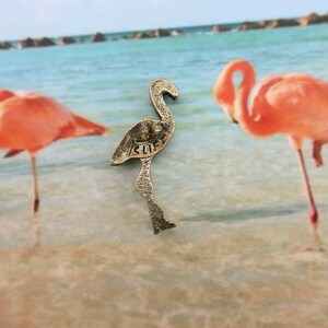 Flamingo Lapel Pin - CC534- Flamingo, Wildlife and Zoo Animal Pins - Etsy