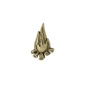 Gold Campfire Lapel Pin- CC520G- Camping, Camp, Fire, Summer, and ...