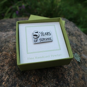 5 Years of Service Lapel Pins- CC608- Employee and Volunteer ...