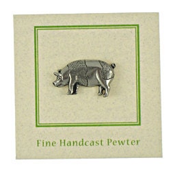 Pig Lapel Pin - CC102- Farm Animal Pins- Farm Party Favors- Farm ...