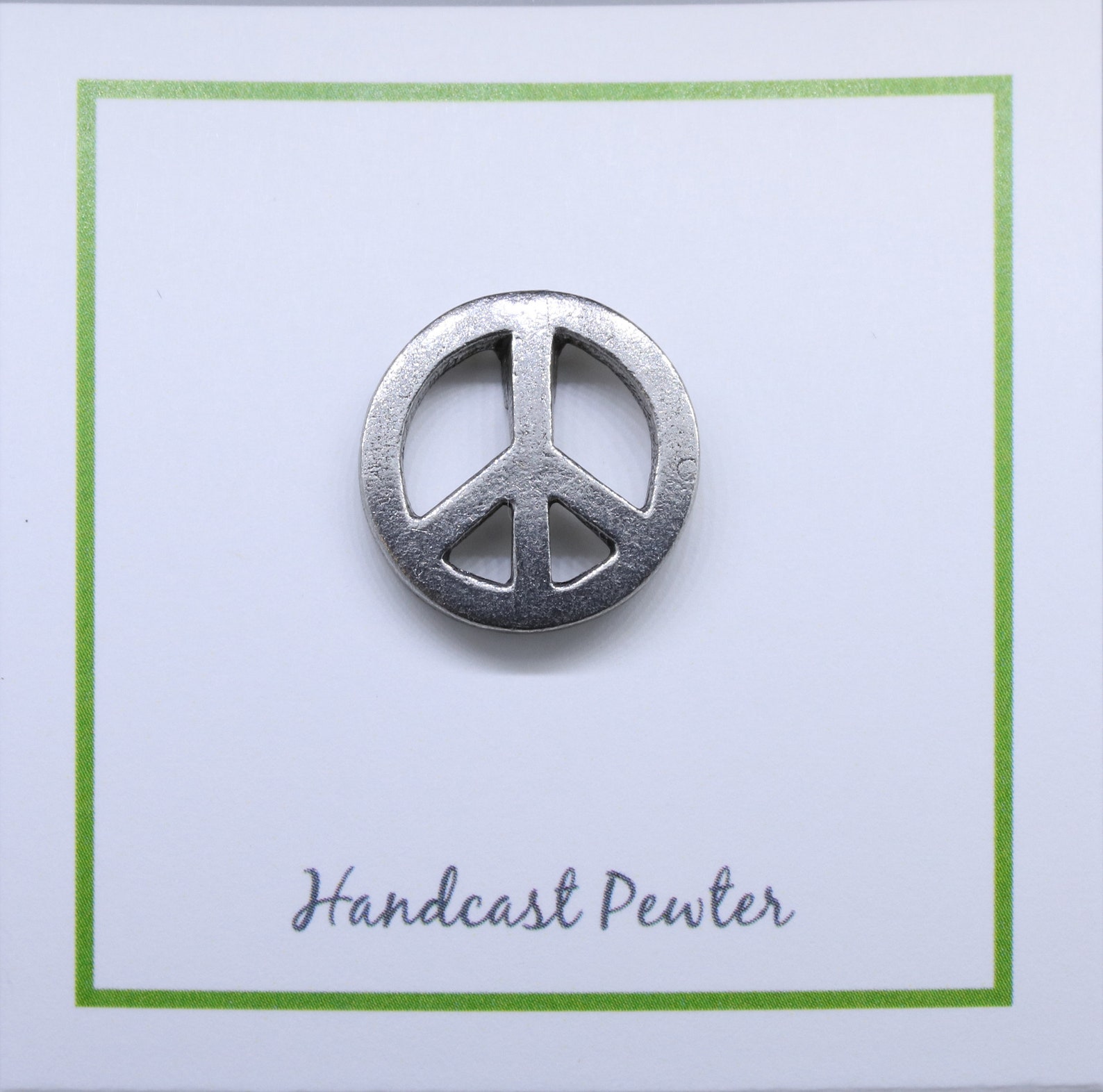 Peace Sign Lapel Pin CC370 Peace Hippie Symbol of Peace - Etsy