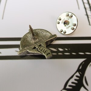 Waiter's Tray Pewter Lapel Pin CC476 Restaurant, Catering, Server, and ...