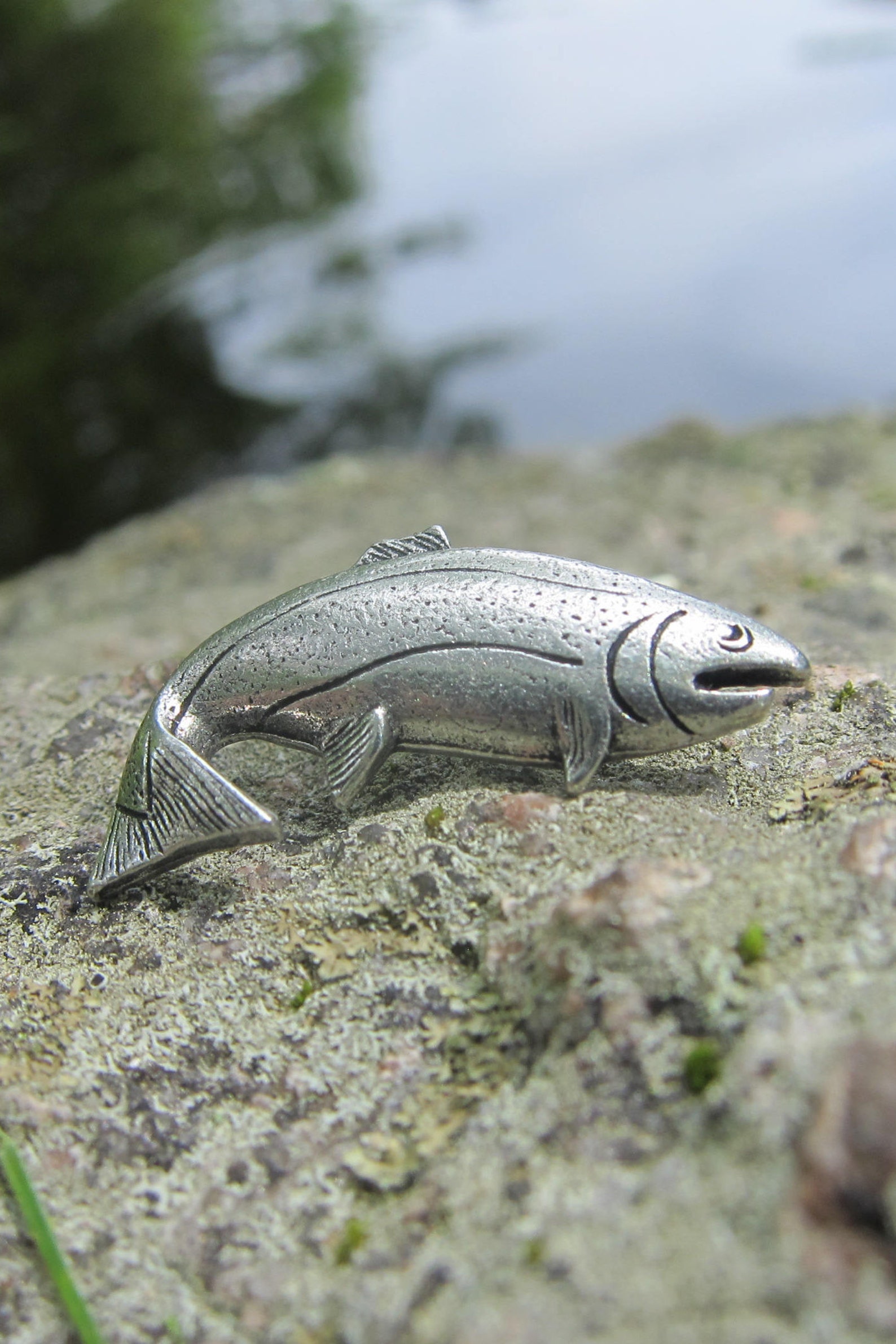 Rainbow Trout Lapel Pin CC105 Fish Fishing Fishermen and | Etsy