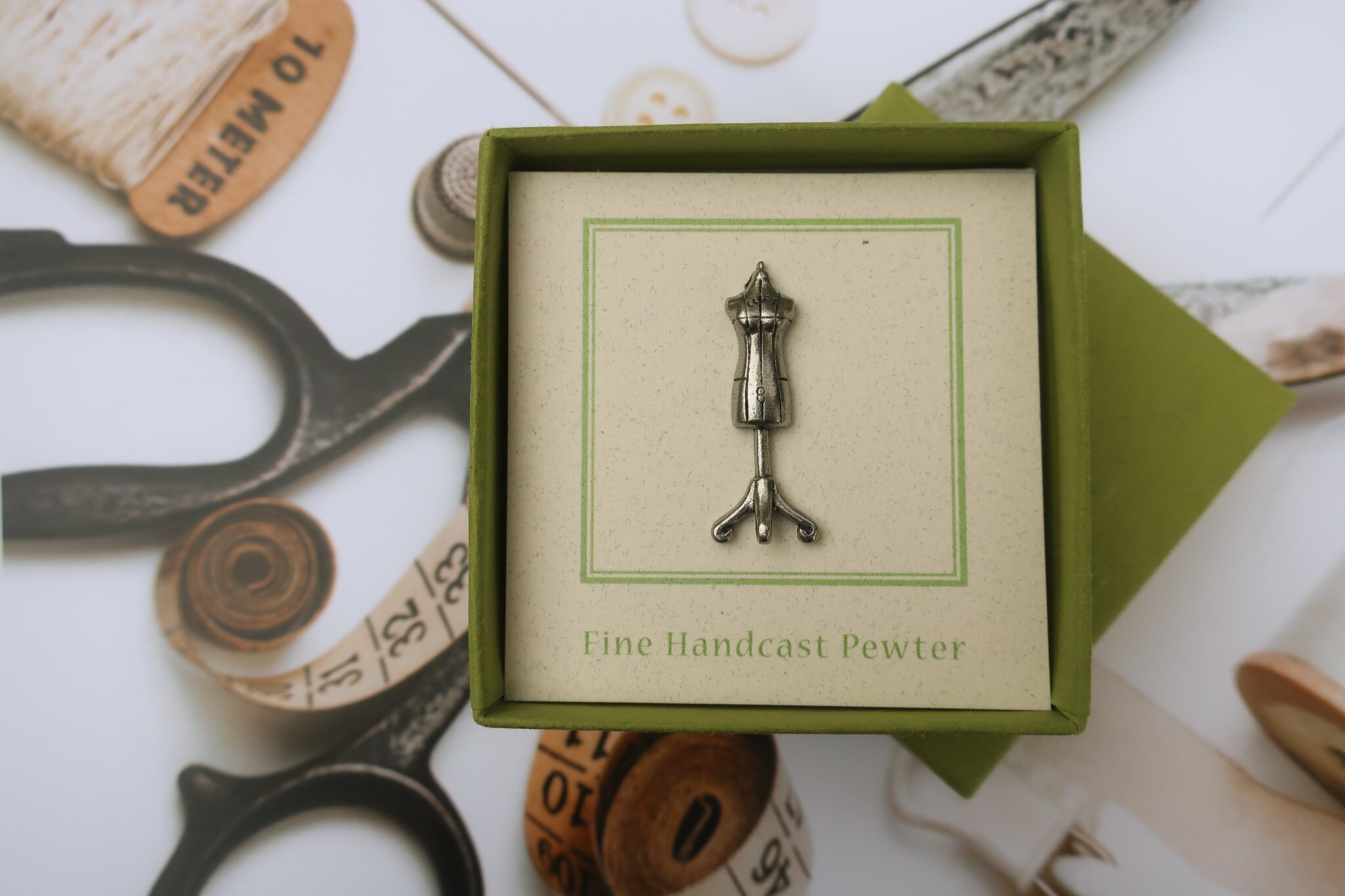 Dress Form Lapel Pin CC263 Seamstress Dress Form and - Etsy