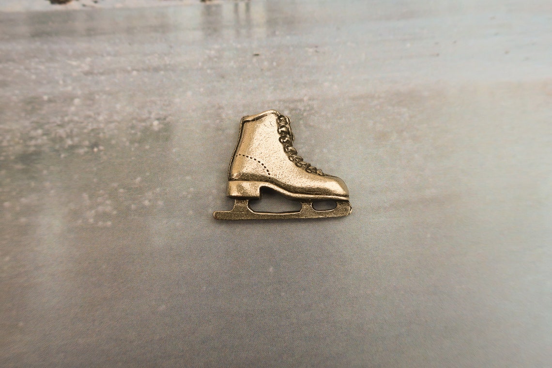 Figure Skate Lapel Pin CC218 Figure Skating Skating | Etsy