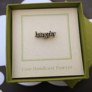 Integrity Lapel Pin - CC404- Employee and Student Recognition Pins - Etsy