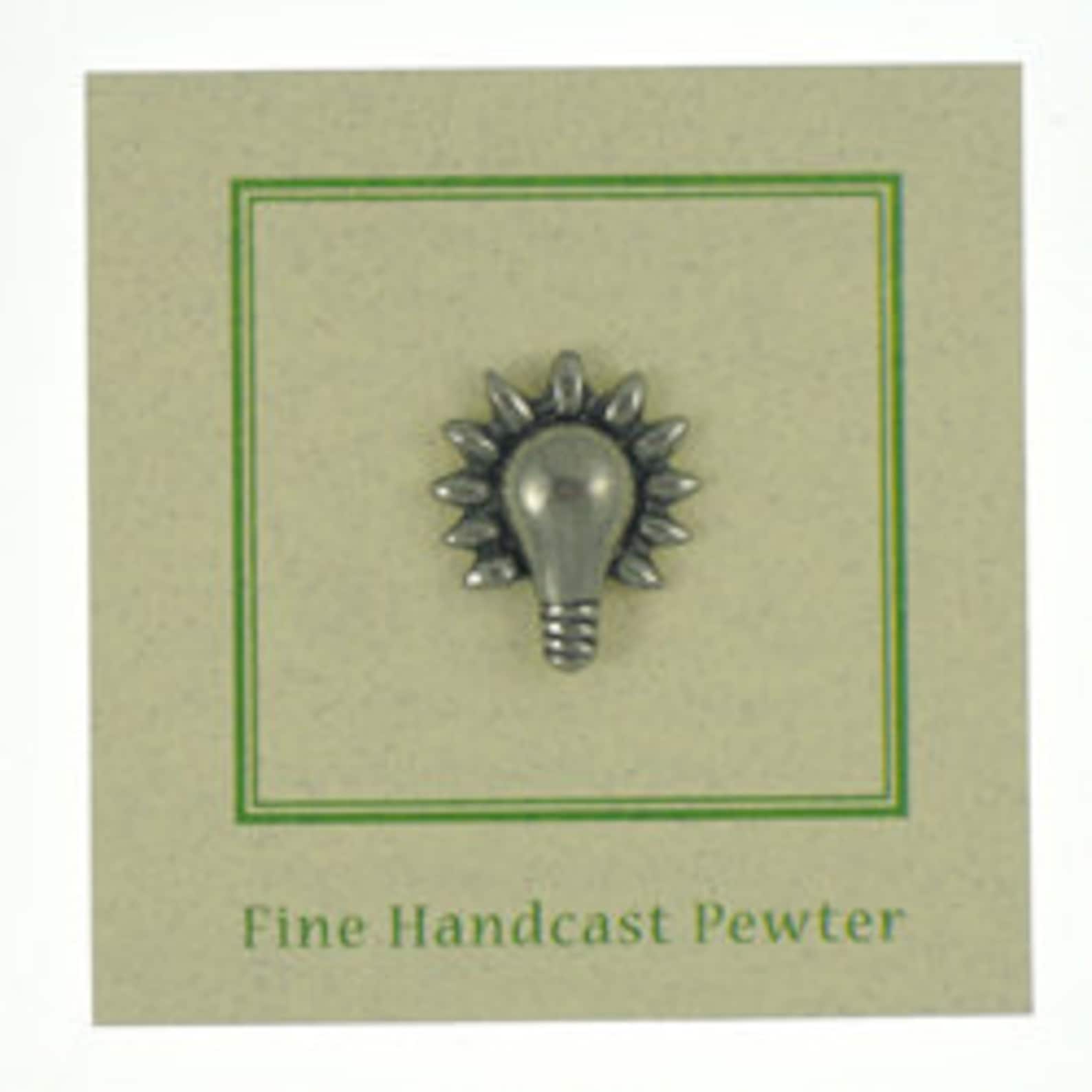Lightbulb Lapel Pin - CC164- Electric, Electricity, Bright Idea, Idea ...