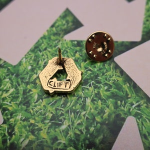 Recycle Gold Dipped Pewter Lapel Pin- CC644G- Recycle, Environment, 3 R ...