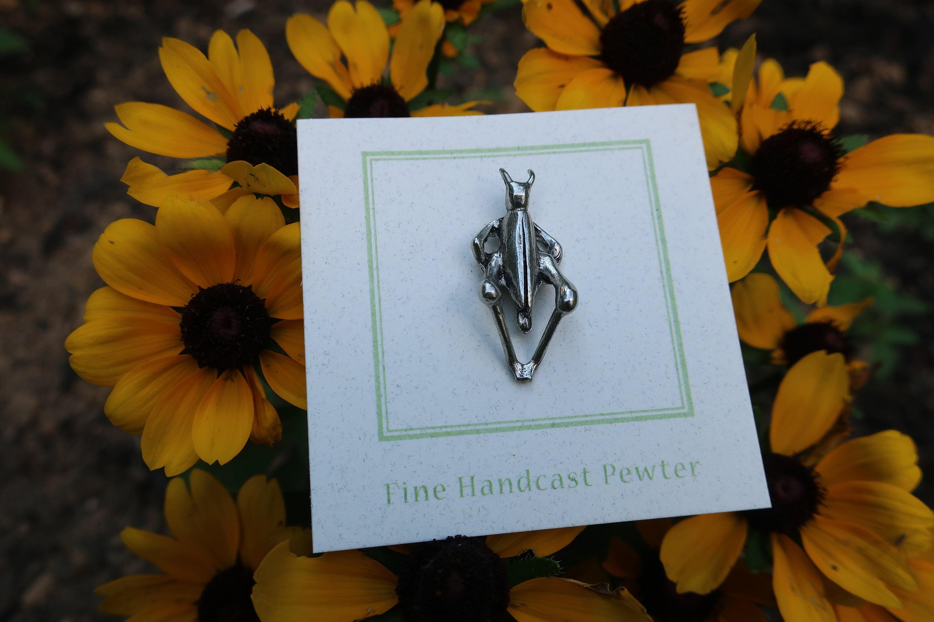 Grasshopper Lapel Pin CC345 Insect Bug Cricket and Locust | Etsy