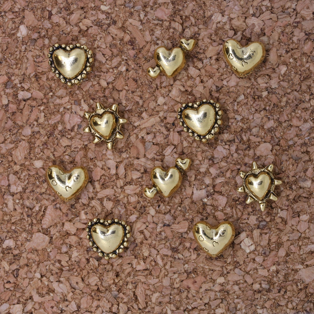 Heart Pushpin Set- PN123- Home Office- Hearts, Valentine's, Sweetheart ...