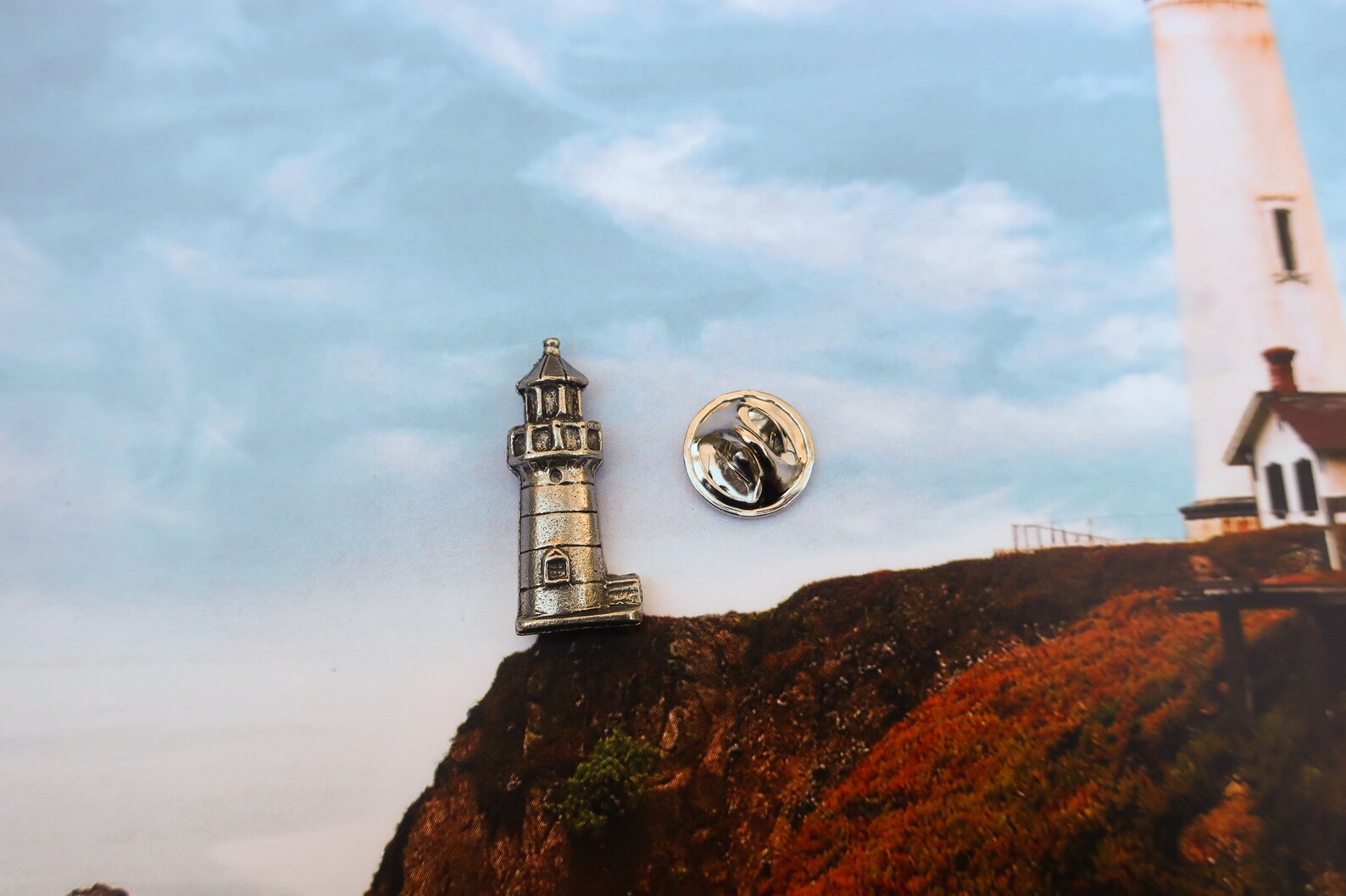 Lighthouse Lapel Pin CC284 Nautical Ocean and Navigation | Etsy