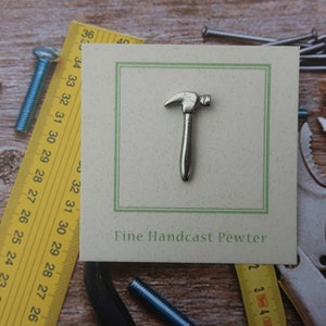 Hammer Lapel Pin - CC170- Hammer, Tools, Carpentry, Contractor, Handy ...