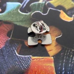 Puzzle Piece Lapel Pin - CC372- Essential Piece, Jigsaw Puzzle, Puzzle ...