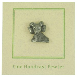 Ram's Head-cc607- Rams, Ram, Wildlife, Animal, and Zoo Lapel Pins - Etsy