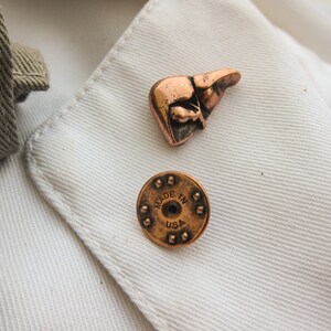 Copper Liver Lapel Pin- CC519C- Medical and Anatomy Lapel Pins for ...