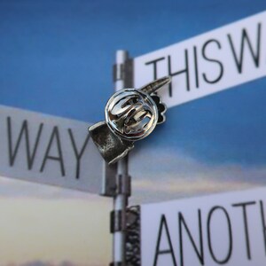 Pointing Finger Pewter Lapel Pin - CC178- This Way, Hands, Number 1 ...