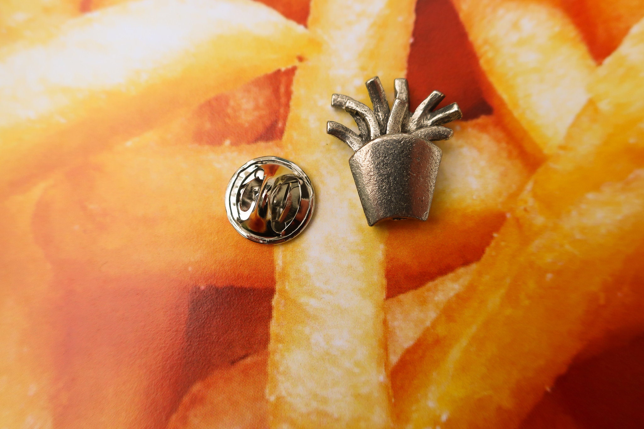 French Fries Lapel Pin CC366 Food Refreshments Fast Food | Etsy
