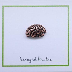 Copper Brain Lapel Pin- CC157C- Neurology and Medical Pins for Doctors ...
