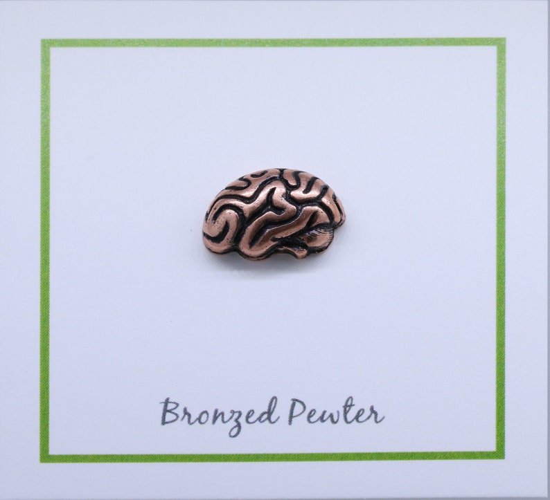 Copper Brain Lapel Pin CC157C Neurology and Medical Pins for - Etsy