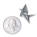 Origami Crane Lapel Pin- CC633- Origami, Japenese, Sebanzuru,and Paper ...
