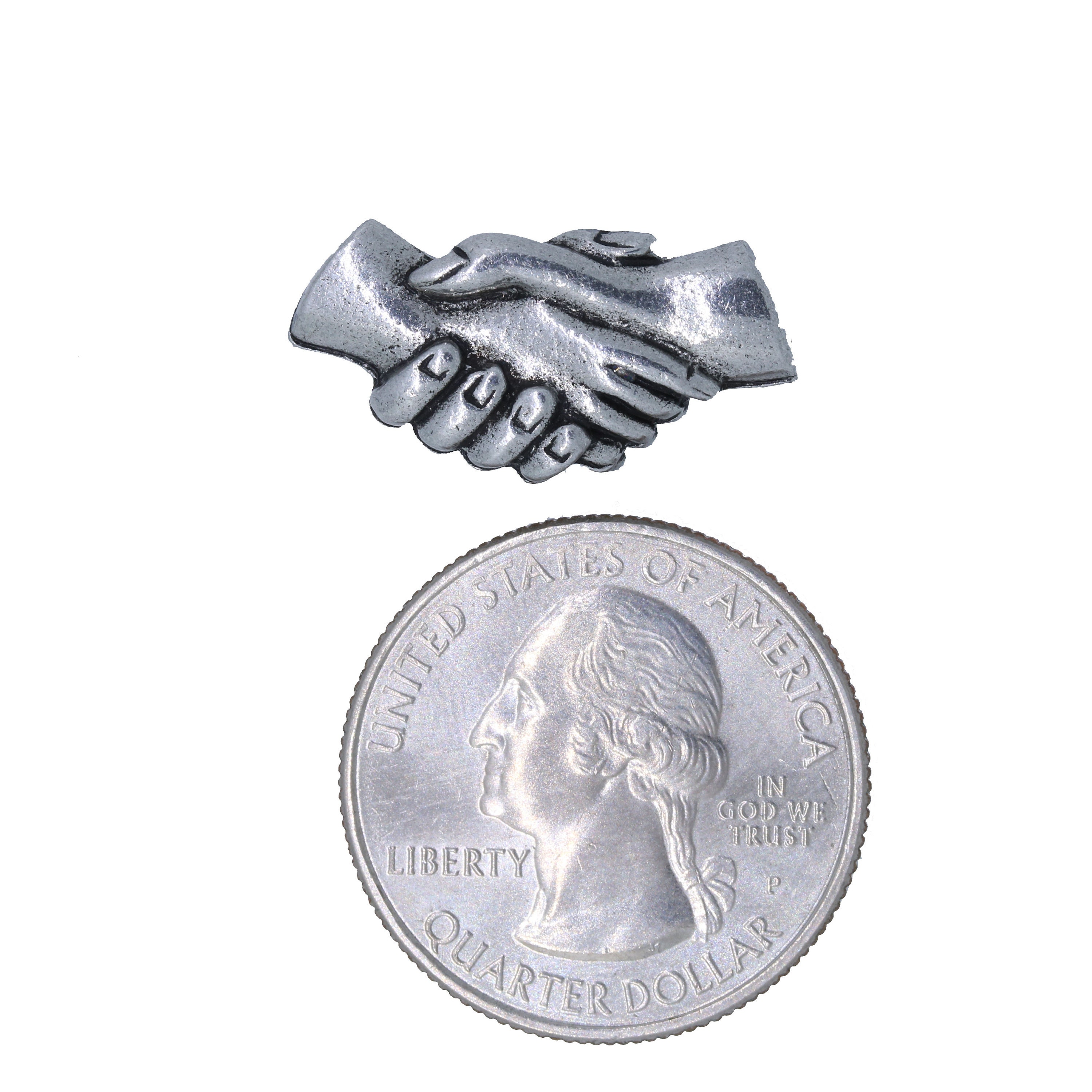 Handshake Lapel Pin - CC371- Handshake, Agreement, Working Together ...