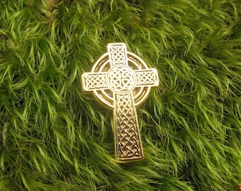 Celtic Cross Lapel Pin CC512 Gaelic Cross Irish Religion | Etsy