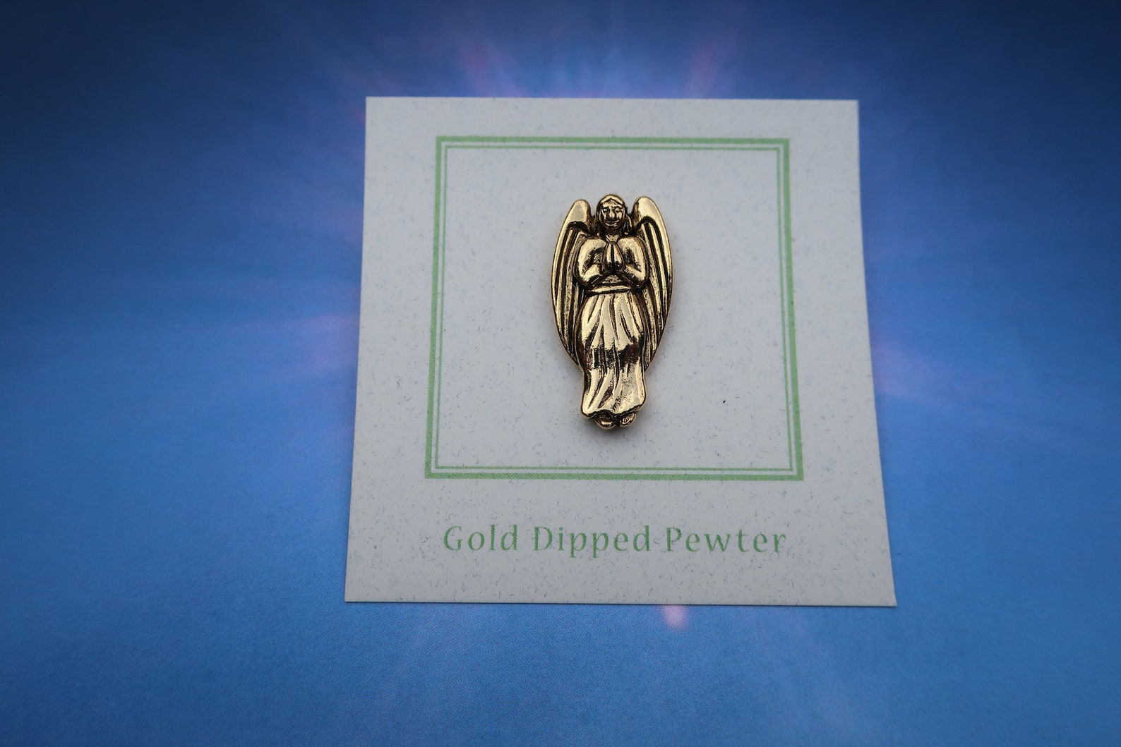 Classic Gold Angel Lapel Pin-CC509G Angel Angelic Memorial | Etsy