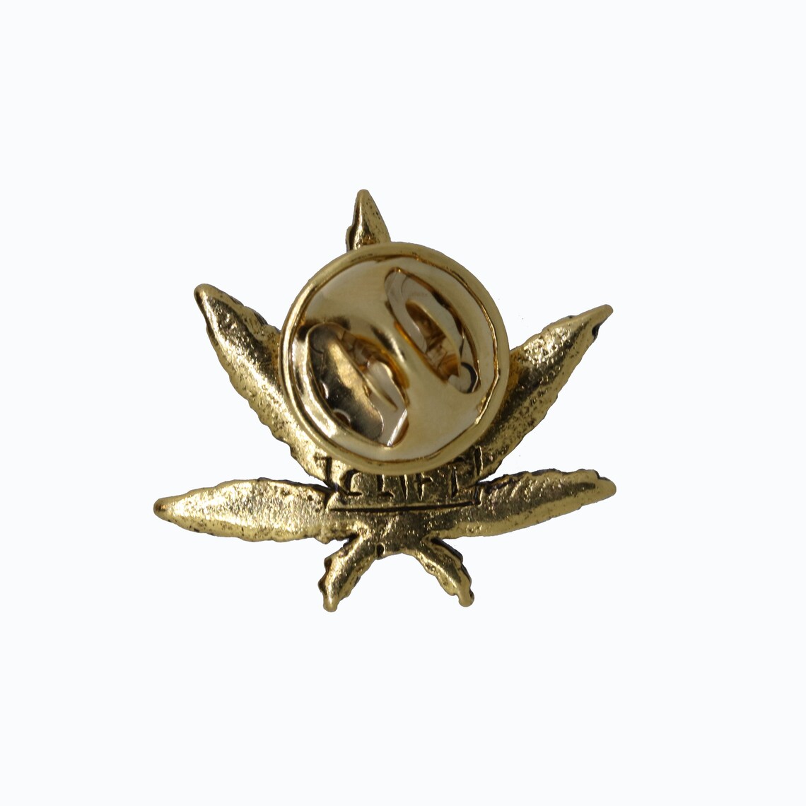 Marijuana Leaf Gold Lapel Pin CC675G Marijuana Pot - Etsy