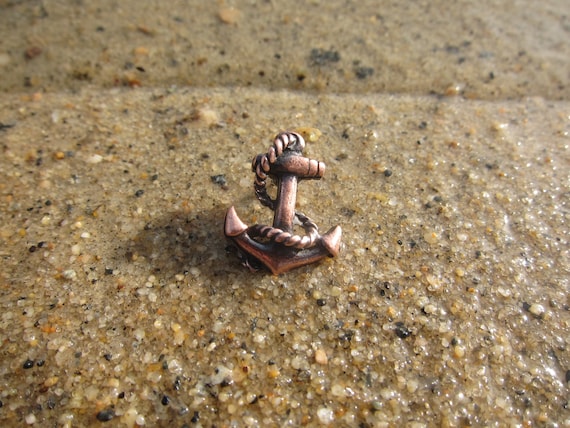 Copper Anchor Lapel Pin CC414C Anchor Sailing Yachting - Etsy