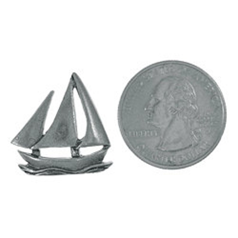 Sailboat Lapel Pin CC539 Sailing Boating Yachting Ocean | Etsy