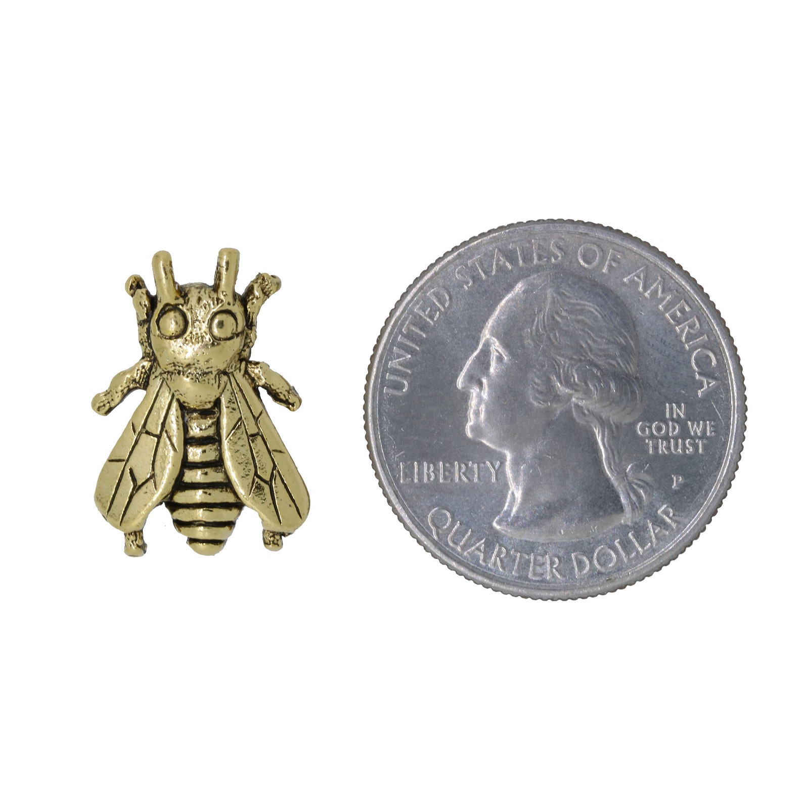 Gold Honey Bee Lapel Pin CC614G Bees Beekeeping Beekeeper - Etsy