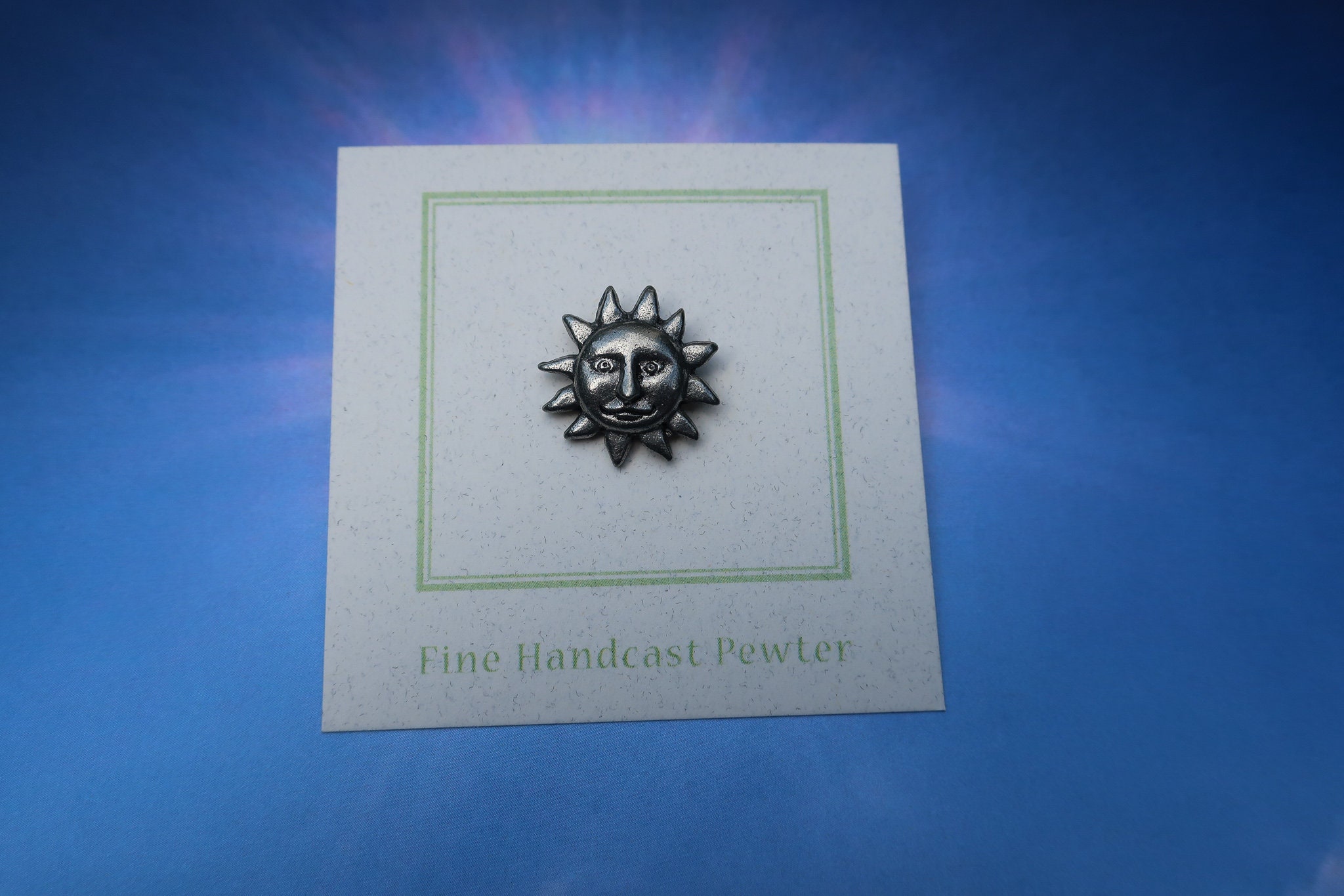 Sunface Lapel Pin CC393 Sun Solstice and Summer Pins - Etsy