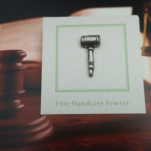 Gavel Lapel Pin - CC553- Gavel, Mallet, Ceremonial Mallet, Chair ...