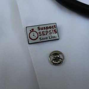 Sepsis Enamel Lapel Pin EP112 Sepsis Sepsis Shock - Etsy