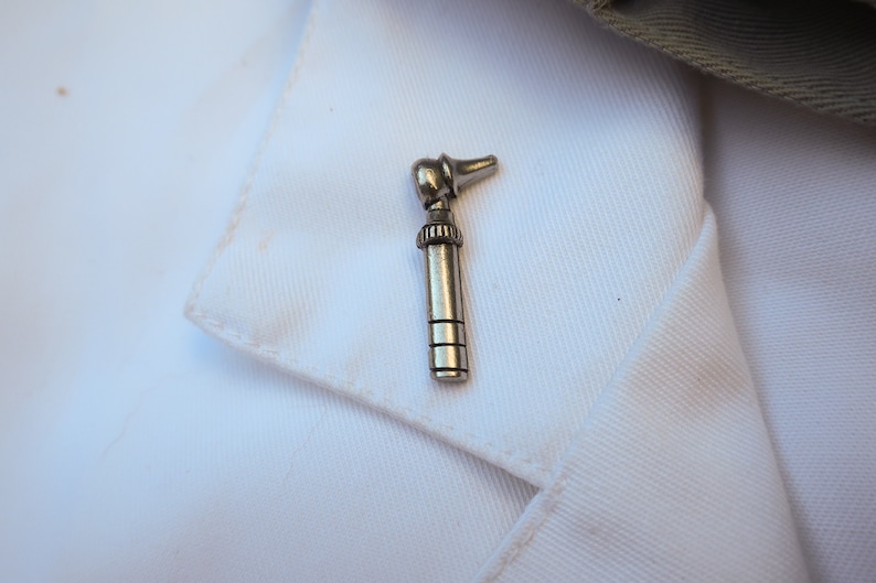 Otoscope Pewter Lapel Pin- CC650- Ear, Auriscope, Medical Devices ...