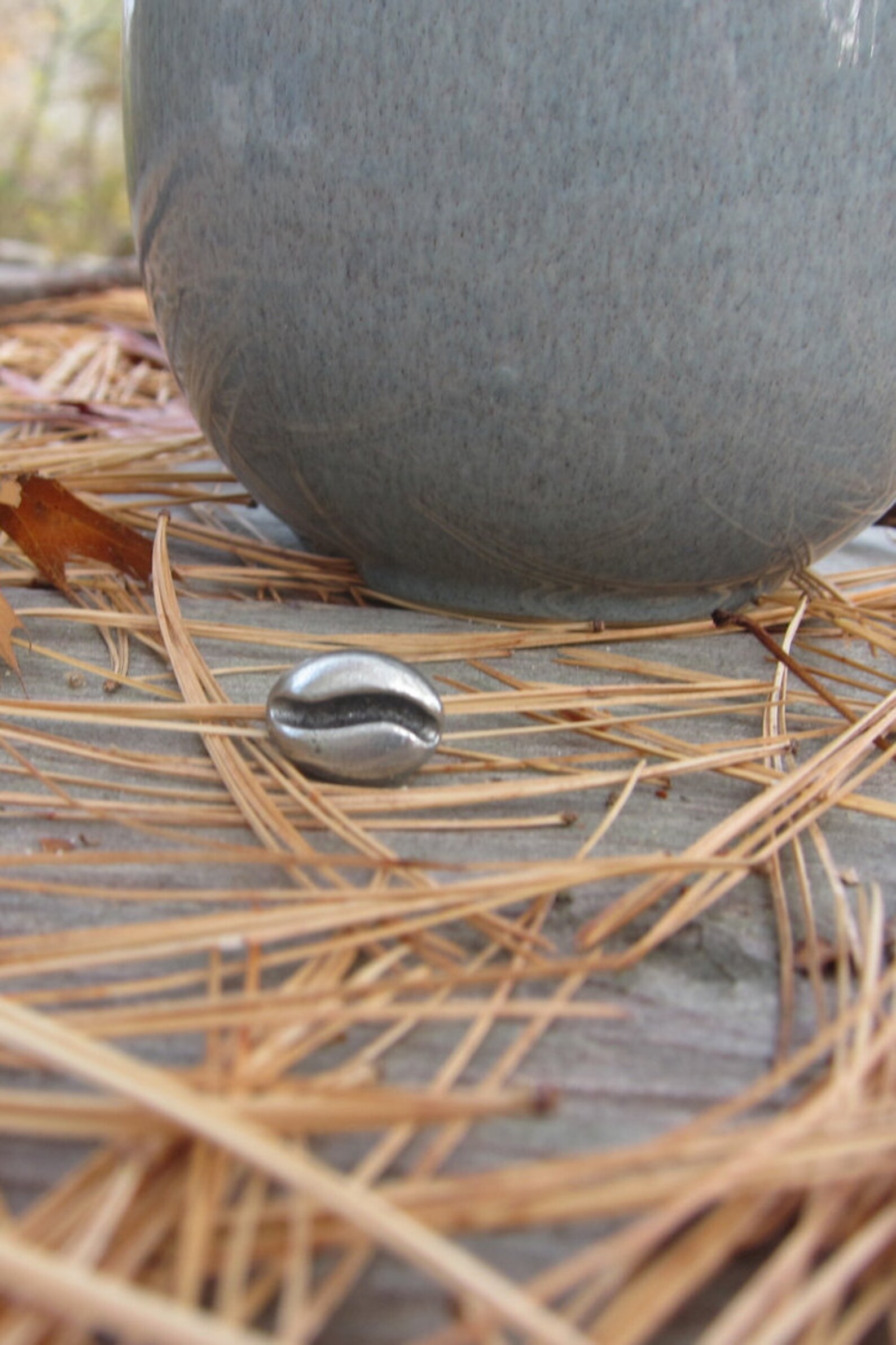 Large Coffee Bean Lapel Pin CC482 Coffee Espresso and | Etsy