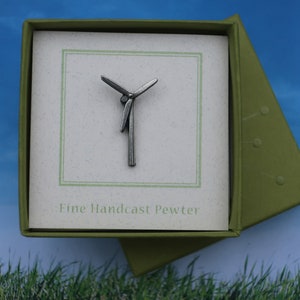 Wind Energy Lapel Pin- CC456- Wind Energy, Wind Turbines, Solar Energy ...